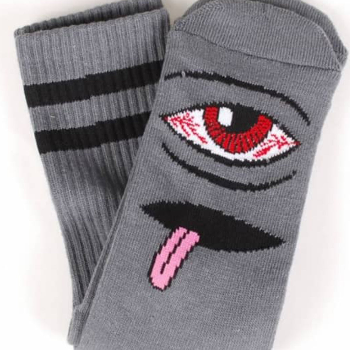 Sect-Eye-III Toy-Machine Calcetín en grey – TITUS