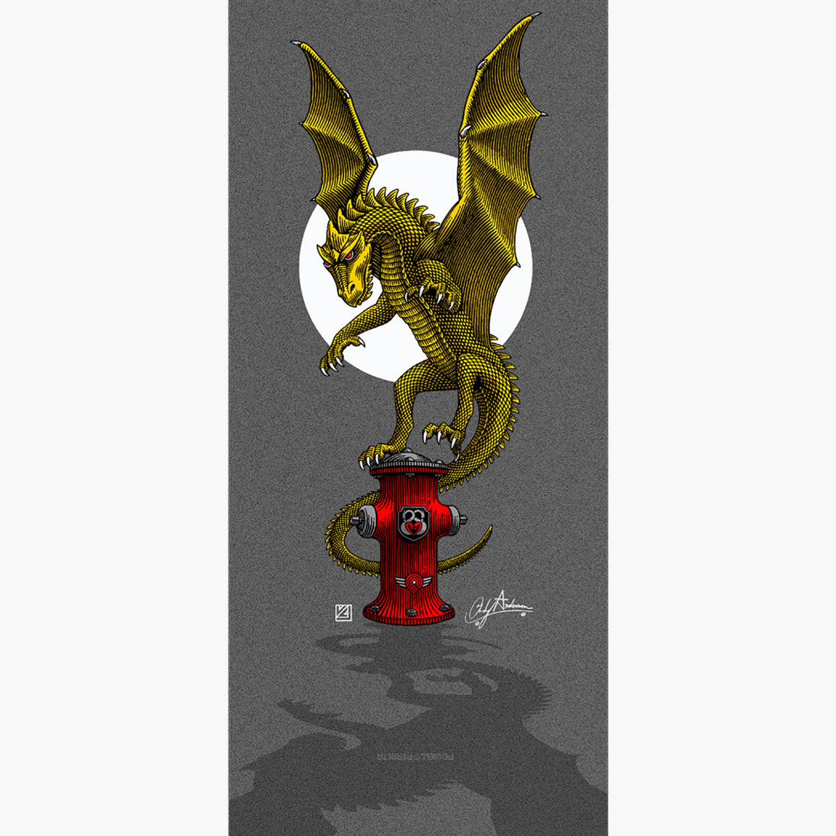 Andy Anderson Hydrant Powell-Peralta Griptape in clear – TITUS