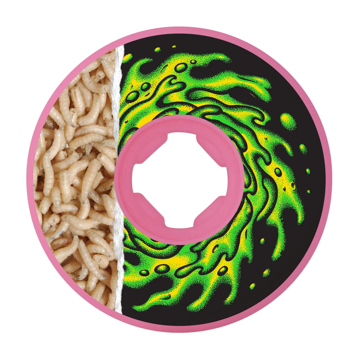 Tear Away Maggots Vomit Mini Hardline 97A Slime Balls Wheel in neon ...