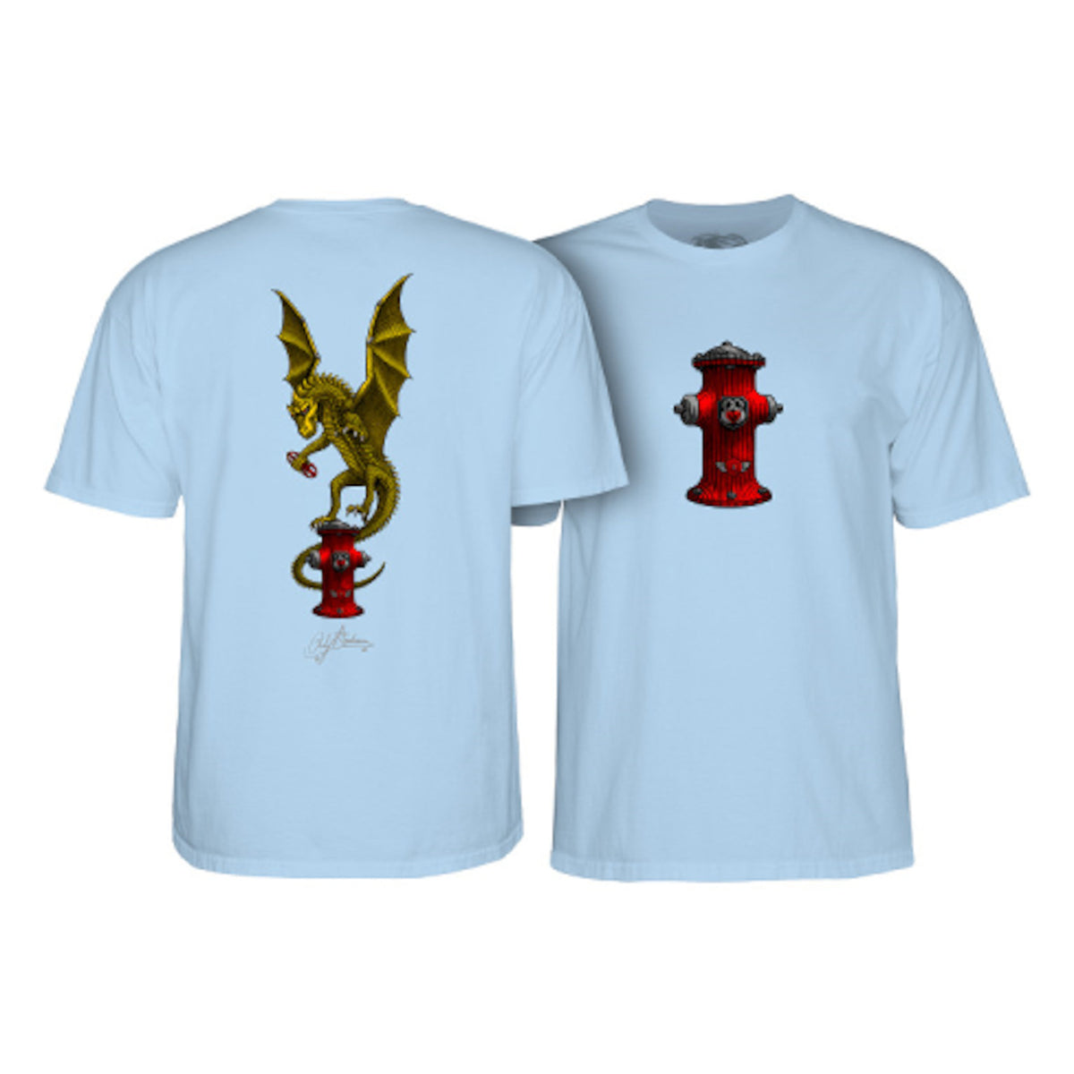 Andy Anderson Hydrant Kids Powell-Peralta T-Shirt in carolina-blue for ...
