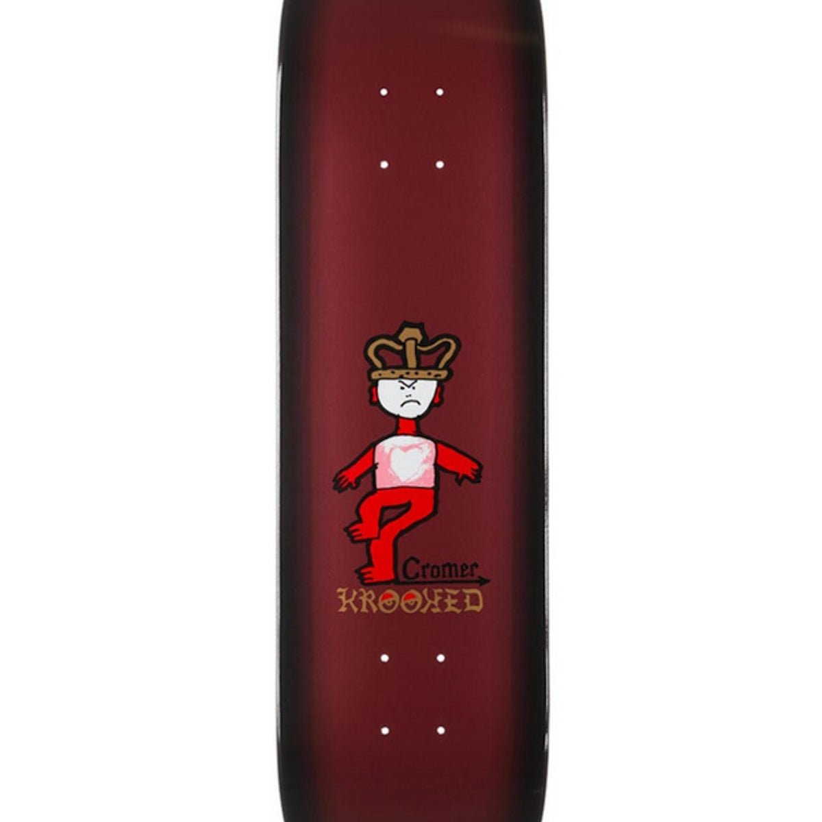 Cromer Mad King Krooked Tabla en black-red – TITUS
