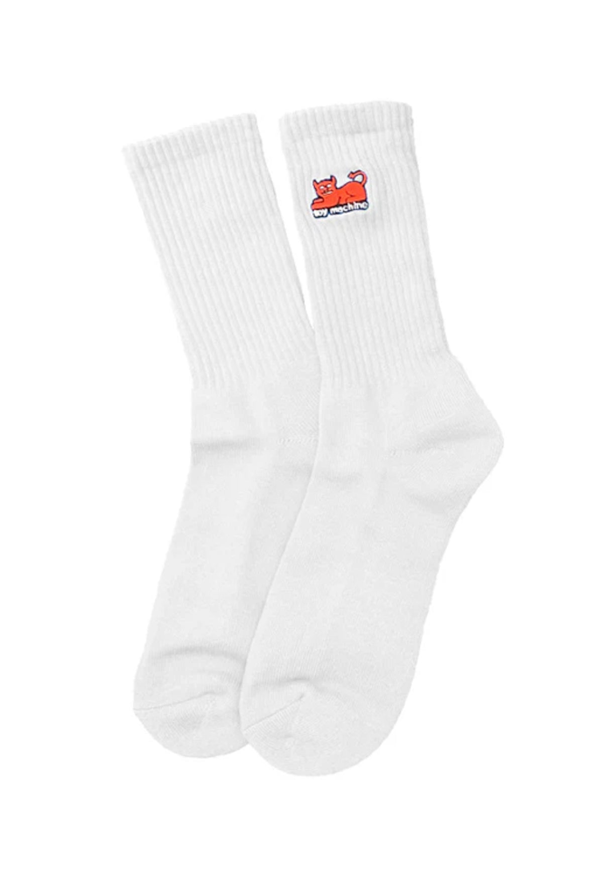 Devil Cat Toy-Machine Sok in white – TITUS