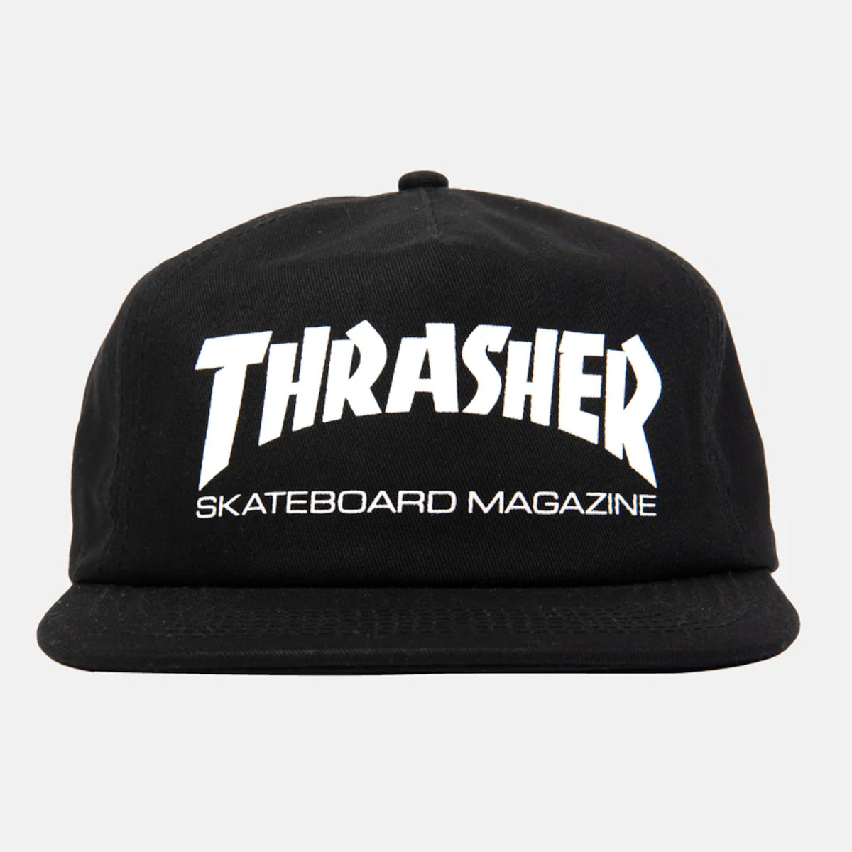 Skate Mag Snapback Thrasher Cap in black-white – TITUS