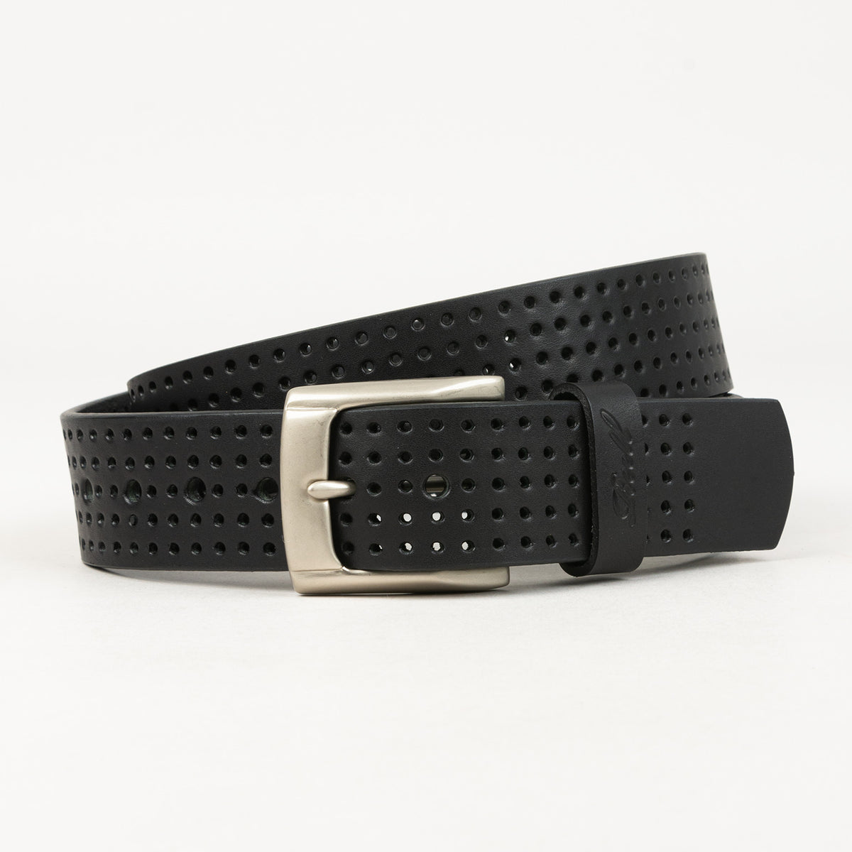 Punched Reell Belt in black – TITUS