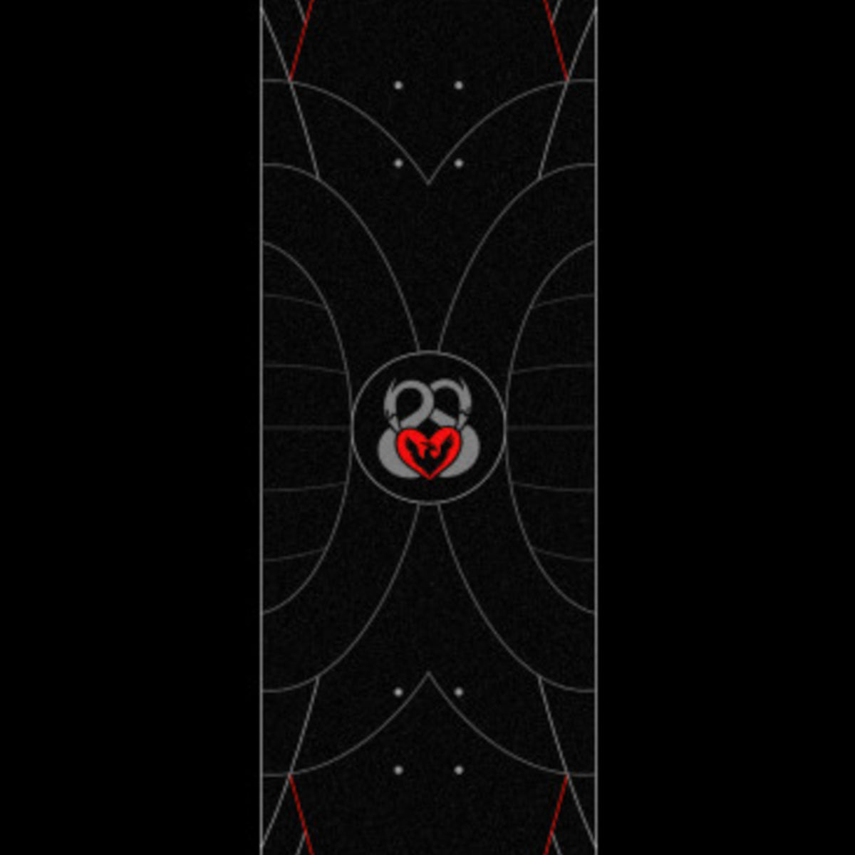 Andy Anderson Theory Map Powell-Peralta Griptape in black – TITUS