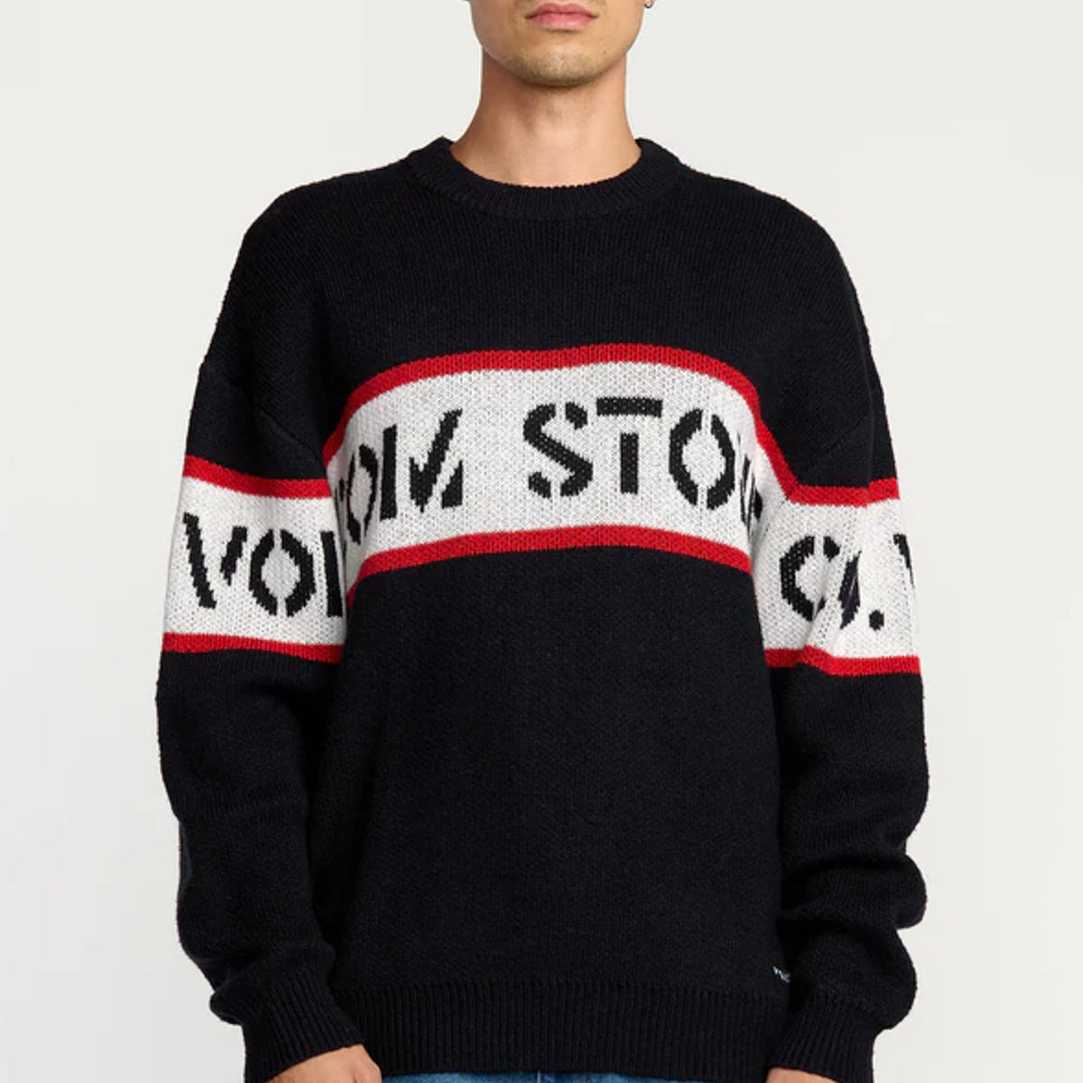 Carwash Volcom Sweater in black for men – TITUS