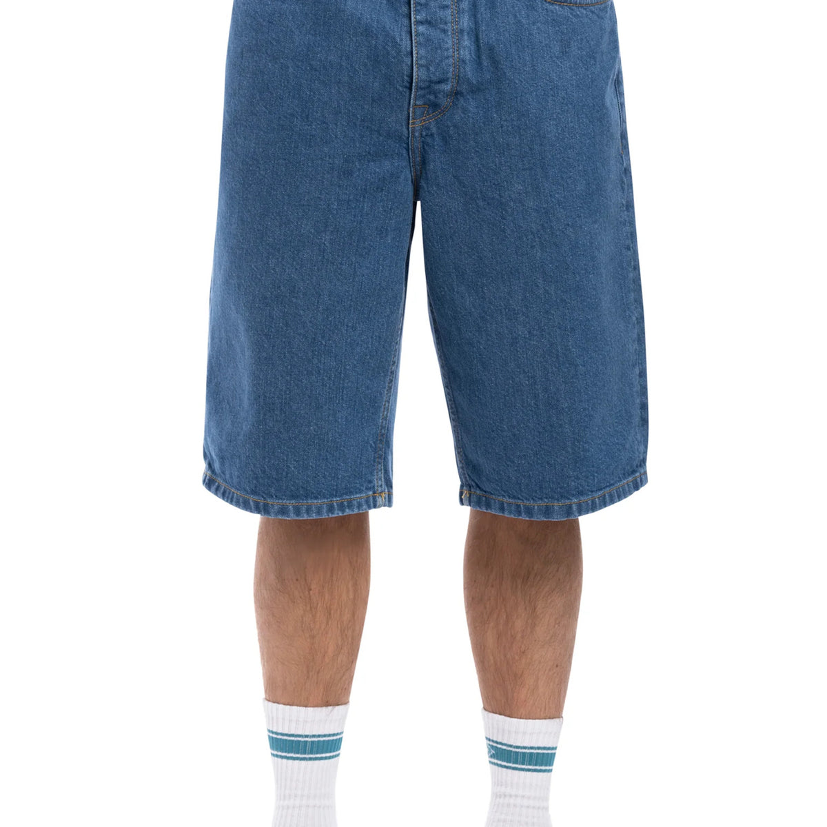 X-Tra Baggy Denim Homeboy Jeans-Short in washedblue for men – TITUS