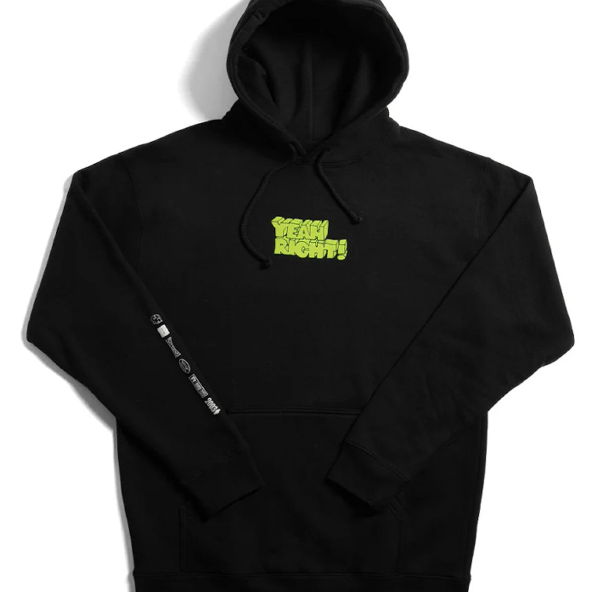 Yeah Right Girl Hoodie in black for men – TITUS