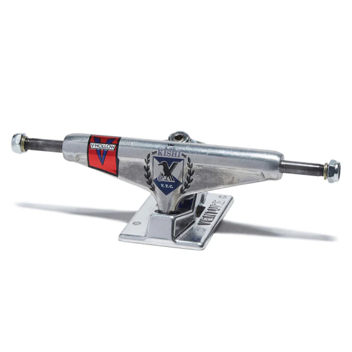 5.6 High Pro V-Hollow Kai Kishi Venture Truck in silverpolished – TITUS