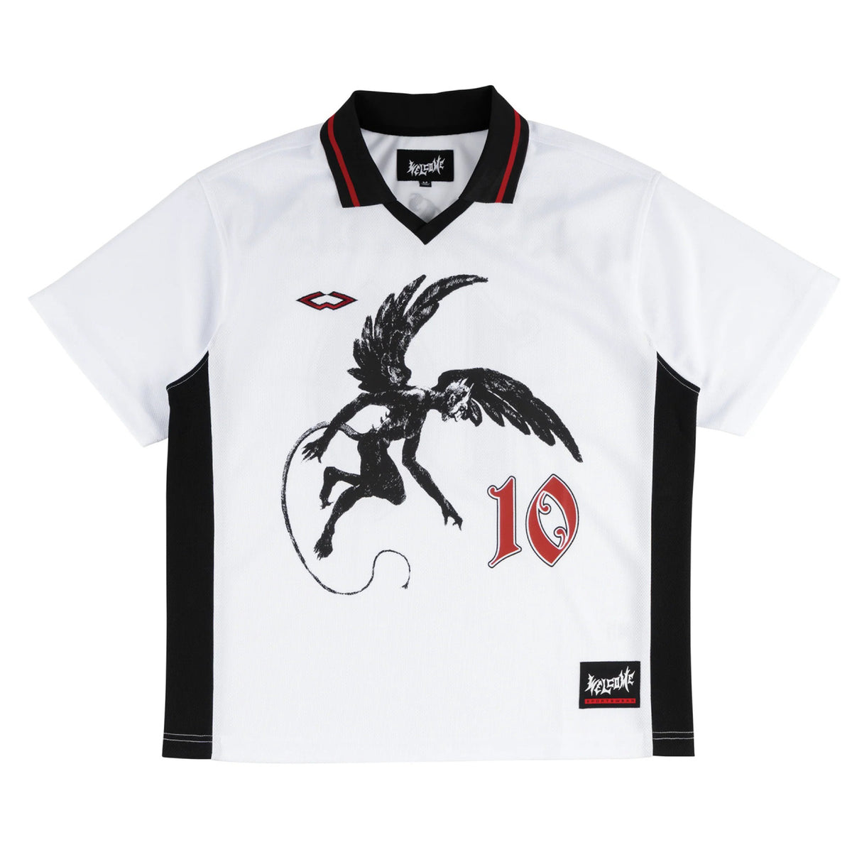 Angel Soccer Jersey Welcome Camiseta en white para hombres – TITUS