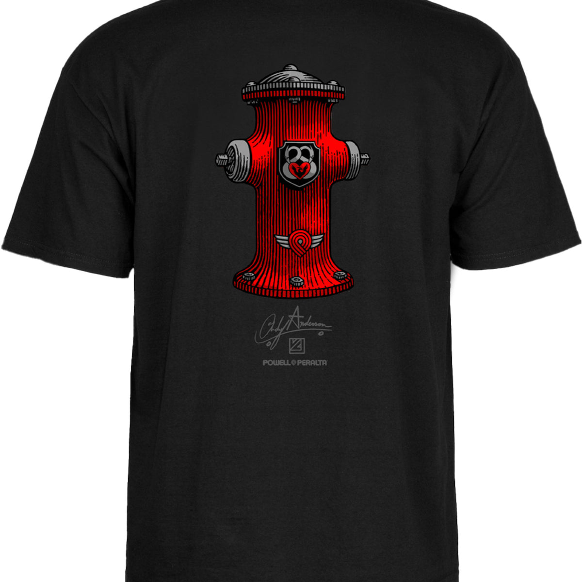 Andy Anderson Hydrant II Powell-Peralta Camiseta en black para hombres ...