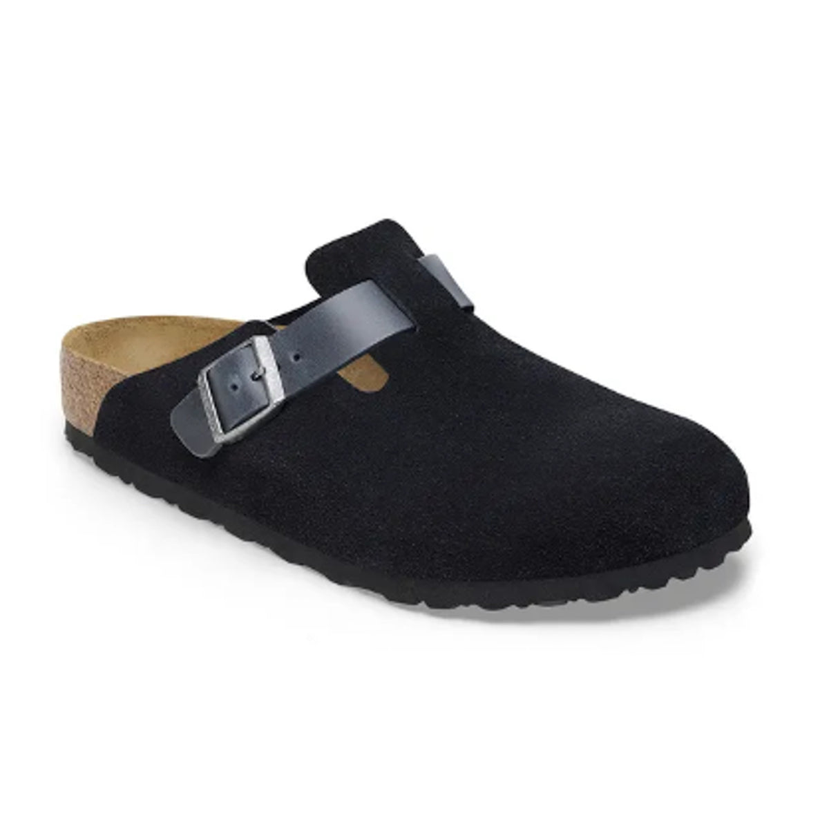 Boston Mixed Leather Birkenstock Mens Shoes in midnight for men – TITUS