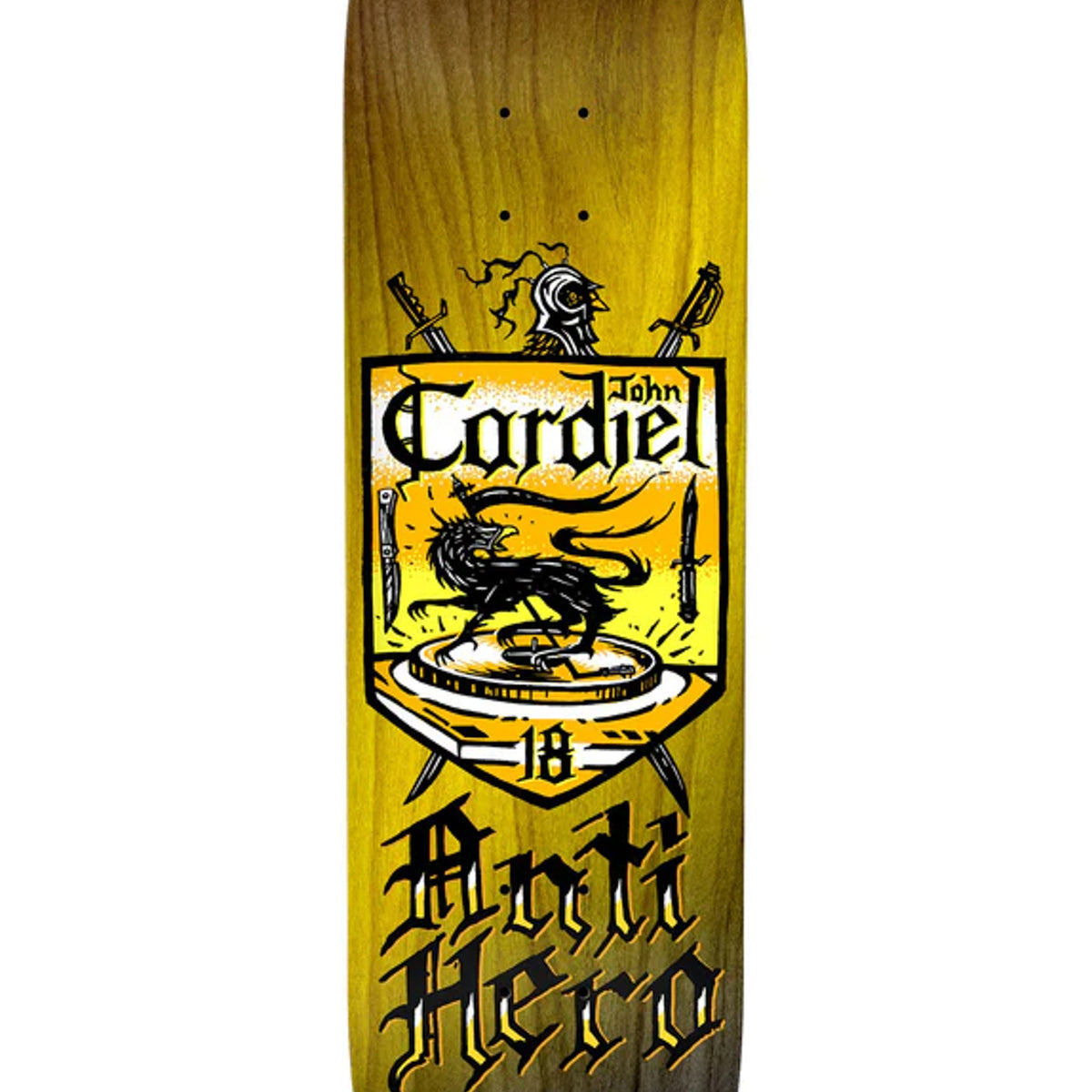 Cardiel Coat Of Arms Anti Hero Deck in assorted – TITUS