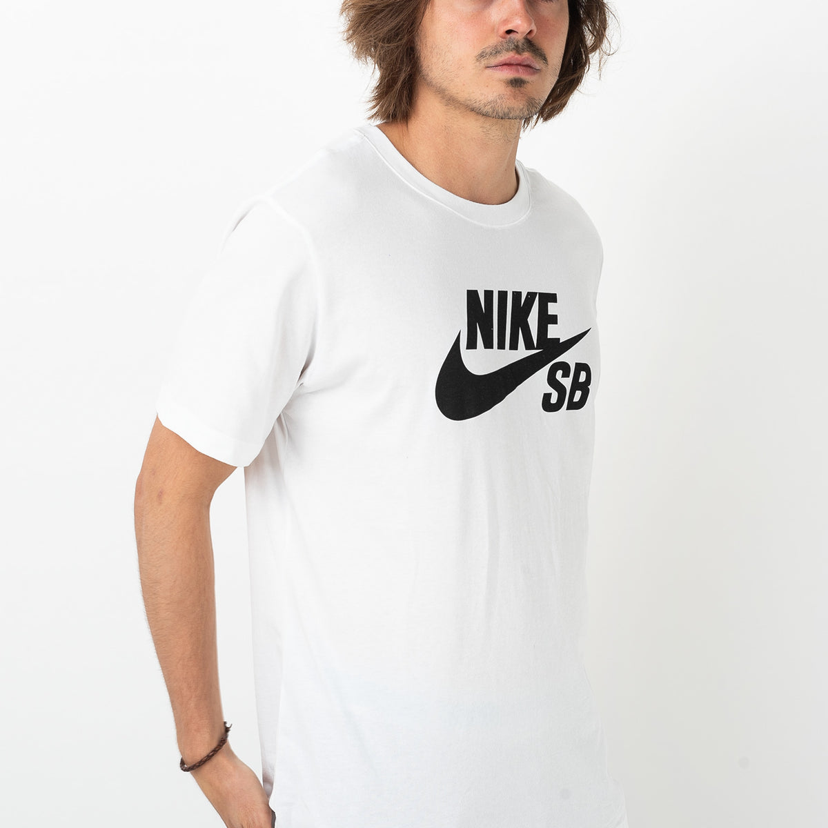 DFT Icon Logo Nike SB T-Shirt in white-black for men – TITUS