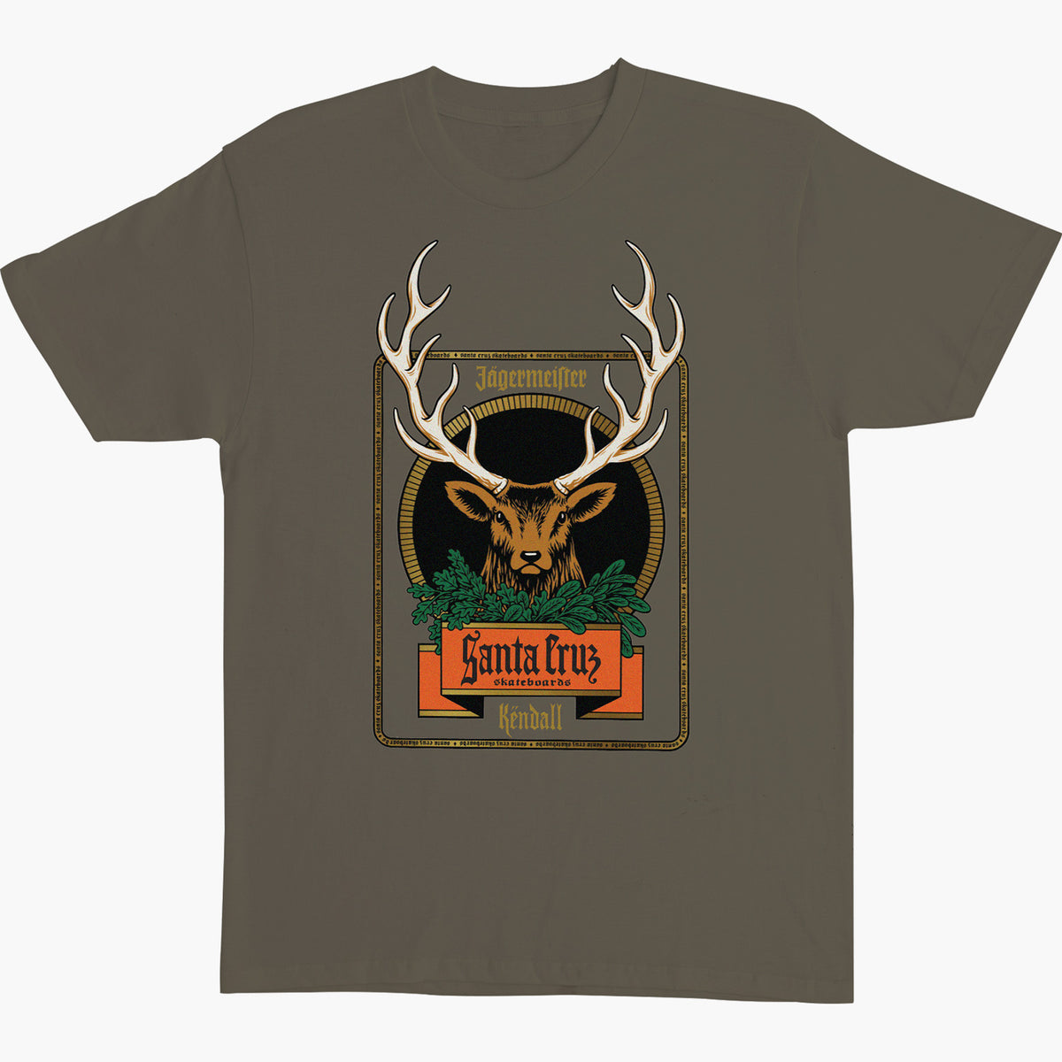 Kendall Jagermeister Santa-Cruz T-Shirt in olive – TITUS