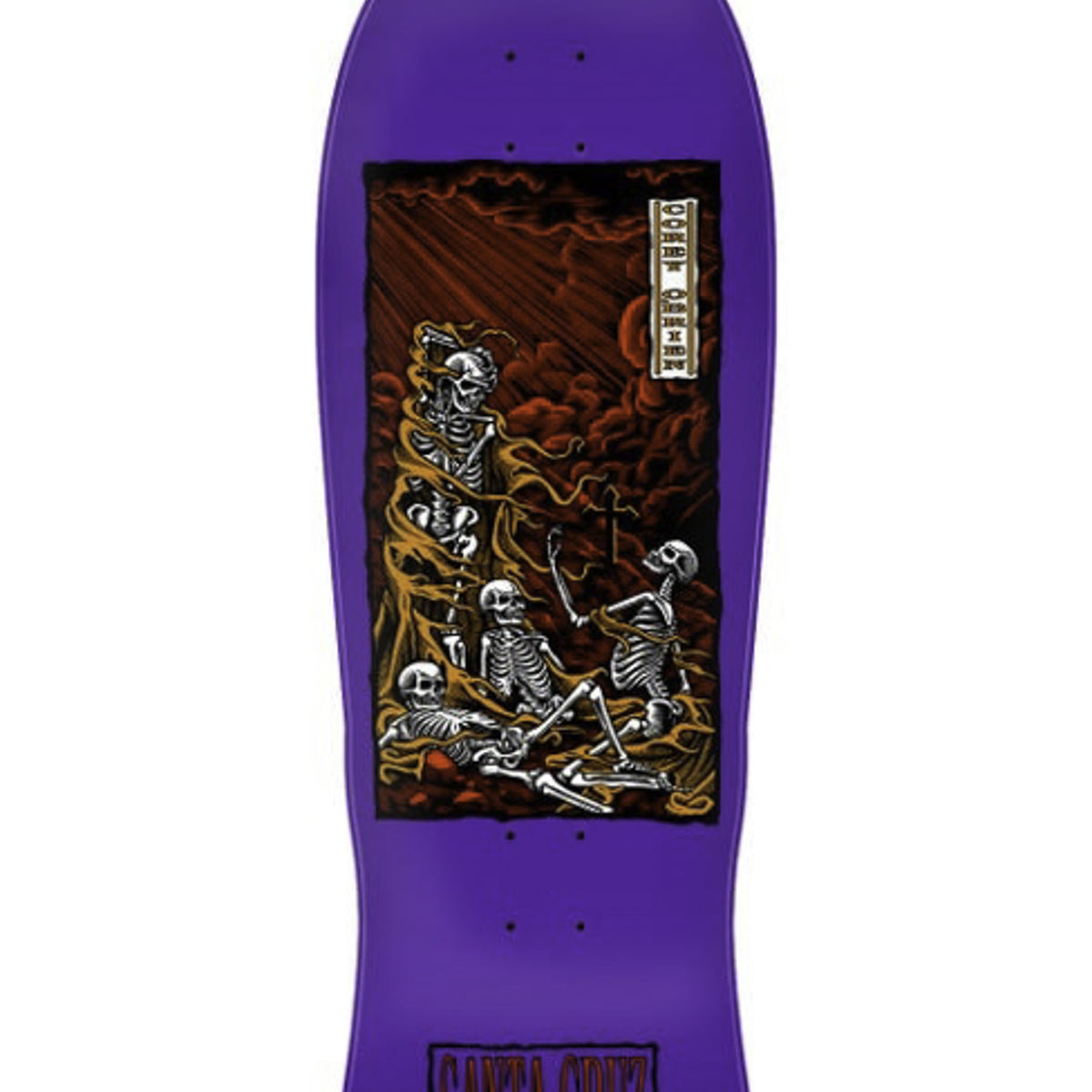 OBrien Purgatory Reissue Santa-Cruz Deck in purple – TITUS