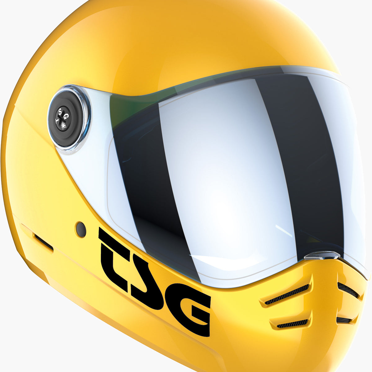 Pass Pro 2.0 Solid Color TSG Fullface Helmet in gloss goldrush for c ...
