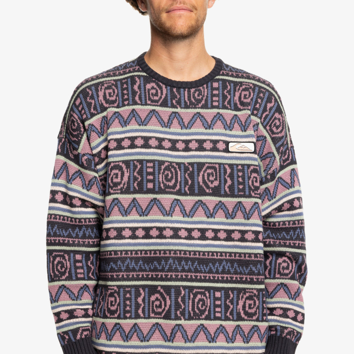Purple Vision Quiksilver Sweatshirt in grape-shake-heritagestripe – TITUS