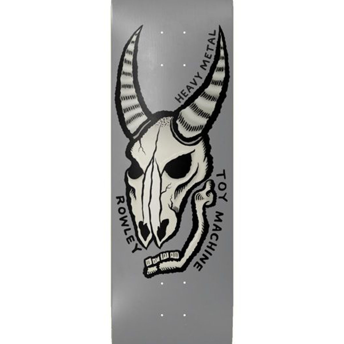 Rowley Heavy Metal Toy-Machine Deck in silver – TITUS