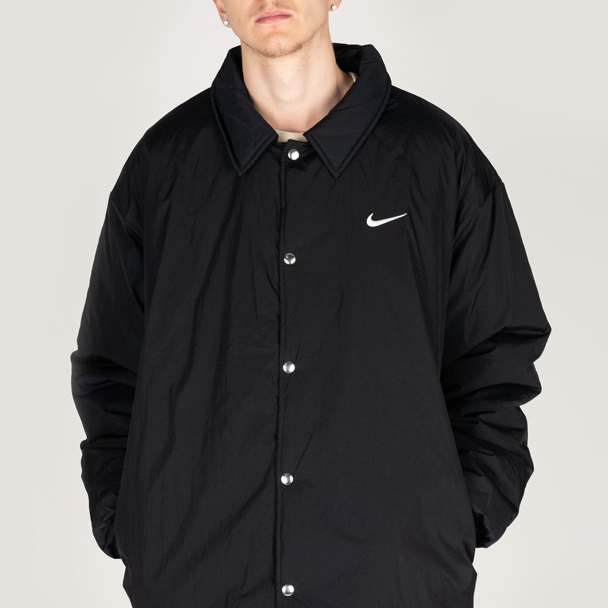 Tf Filled Jkt Coaches Nike SB Winter Jackets in black-white for men – TITUS