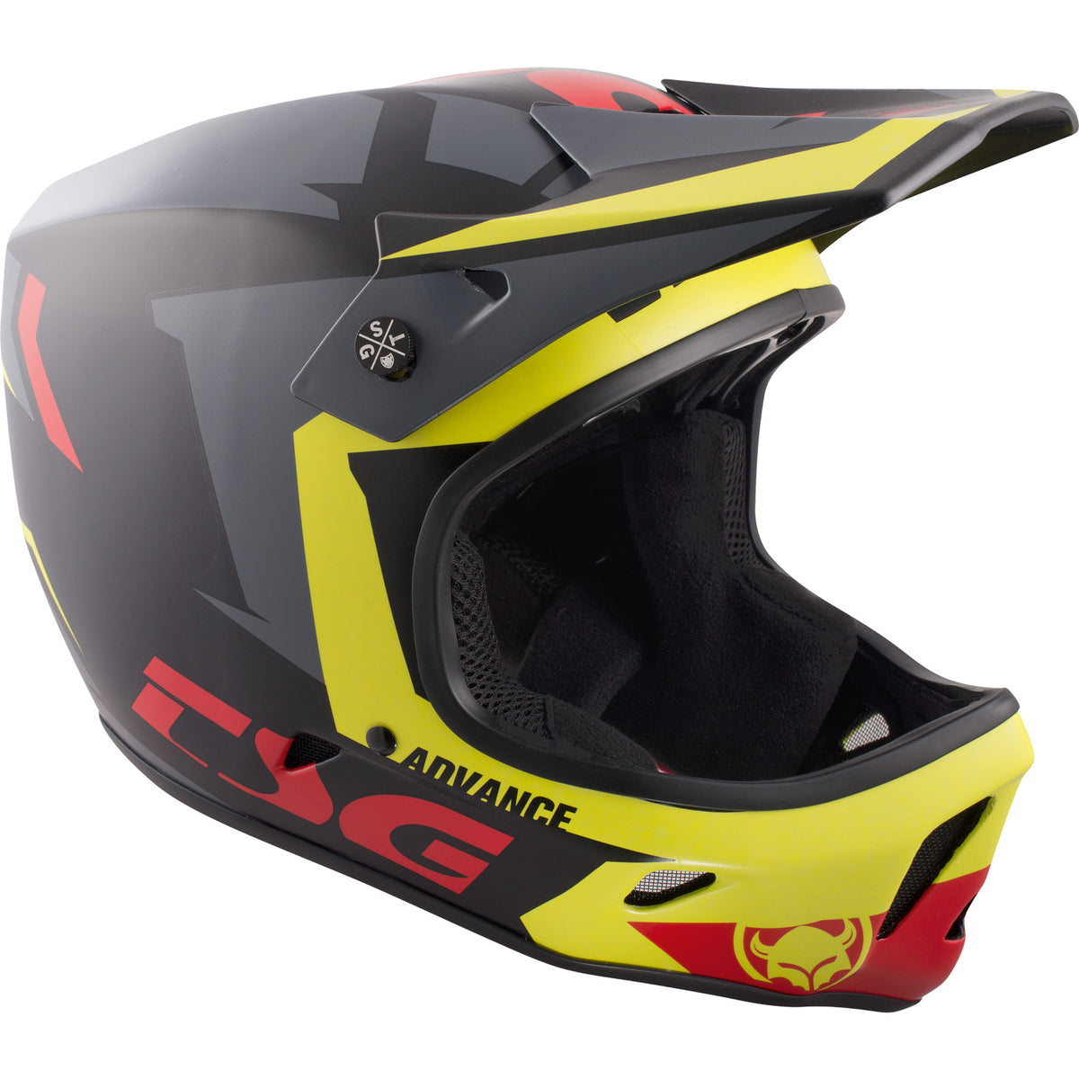 Advance Graphic Design TSG Fullface Helmet in buzz-yellow-red – TITUS
