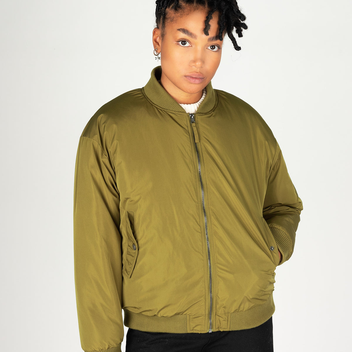 Esja TITUS Winter Jackets in oliveoil for women