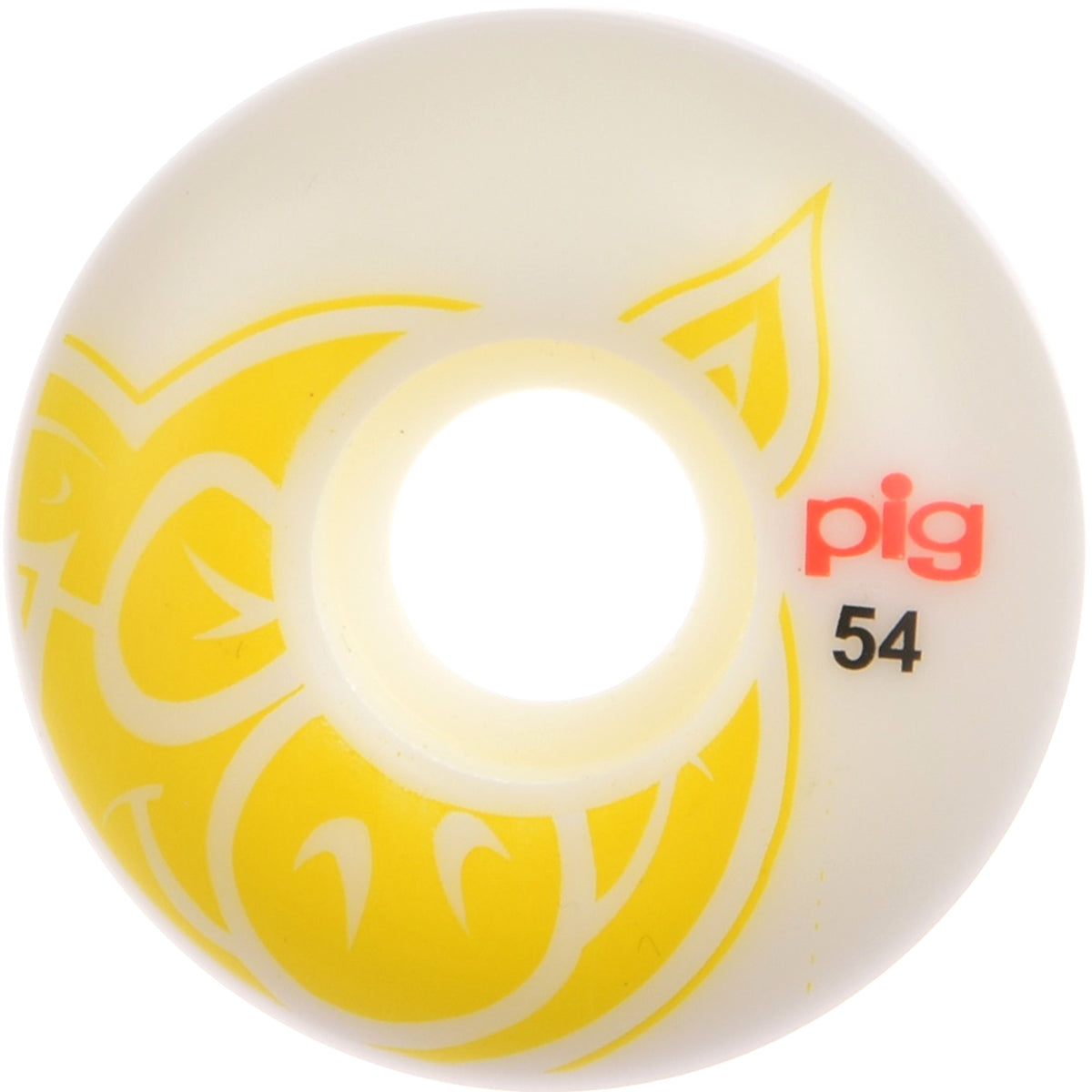 Pig Head 101A Pig Wheel in white-yellow – TITUS