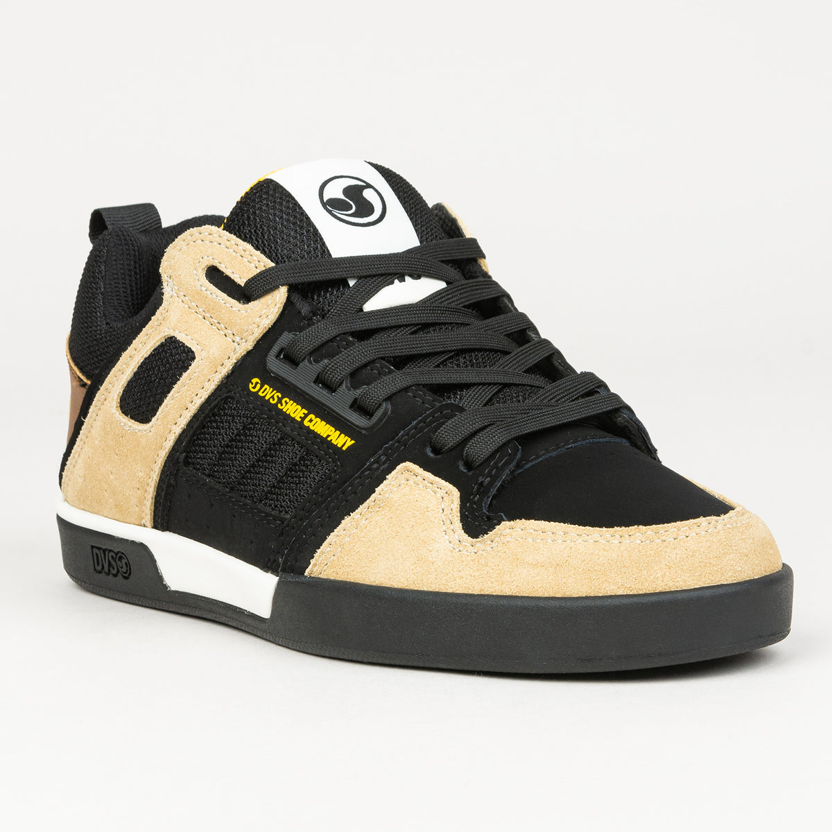 Comanche 2.0+ DVS Mens Shoes in black-tan-yellow for men – TITUS