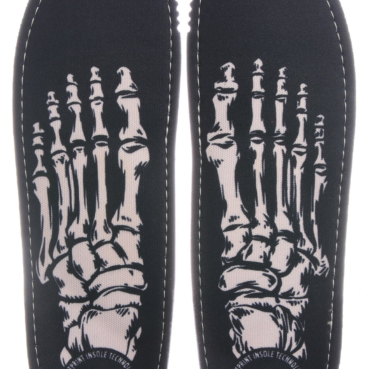 King Foam Orthotics Skeleton Footprint Insoles Insole in black for men ...