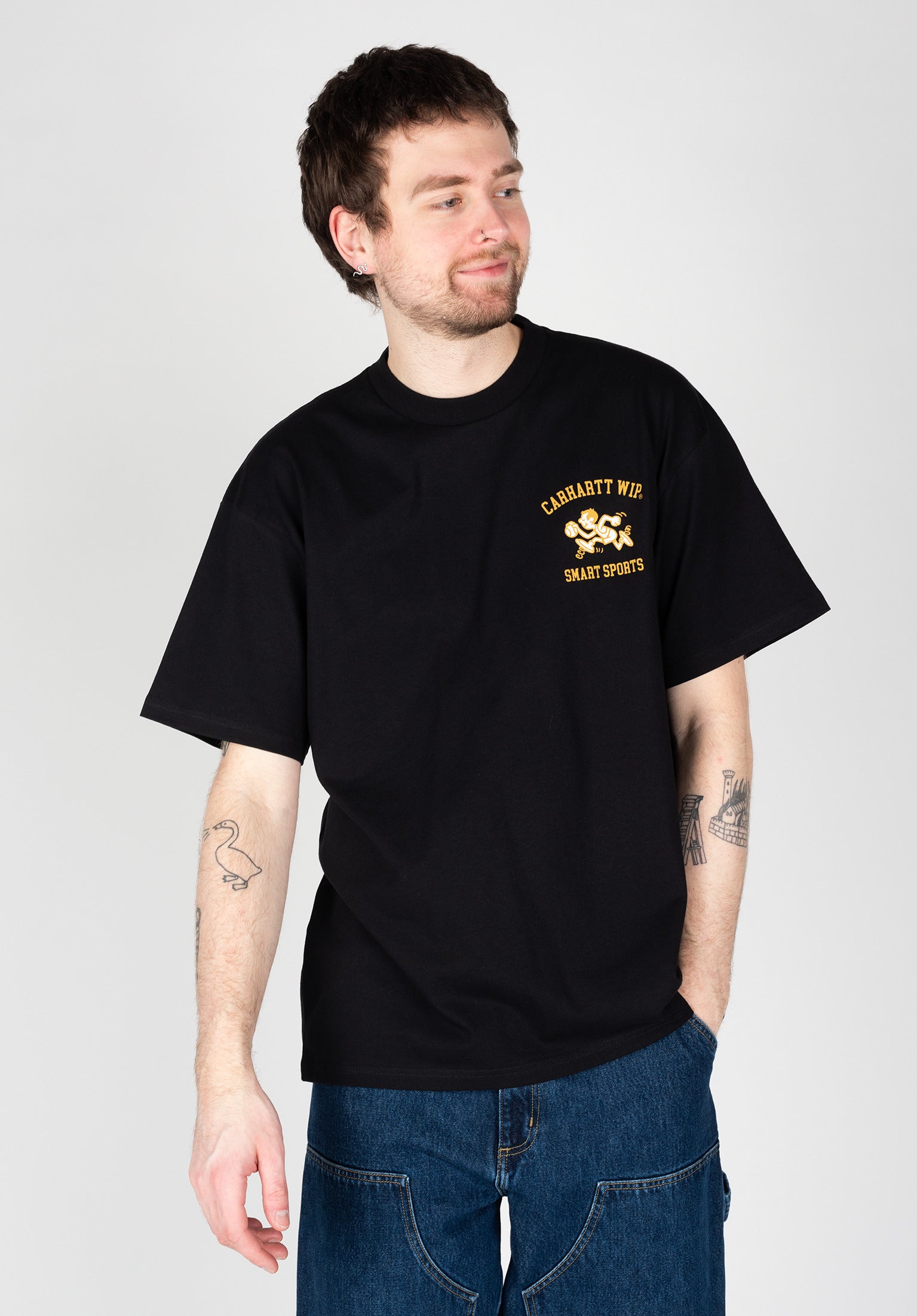 Smart Sports Carhartt WIP T Shirt in black for c TITUS