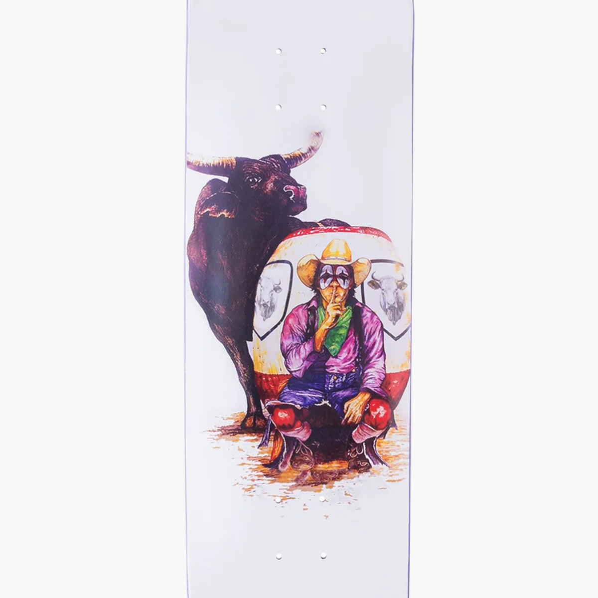 Terp Rodeo SWIM Skateboard Co. Deck in white für c – TITUS