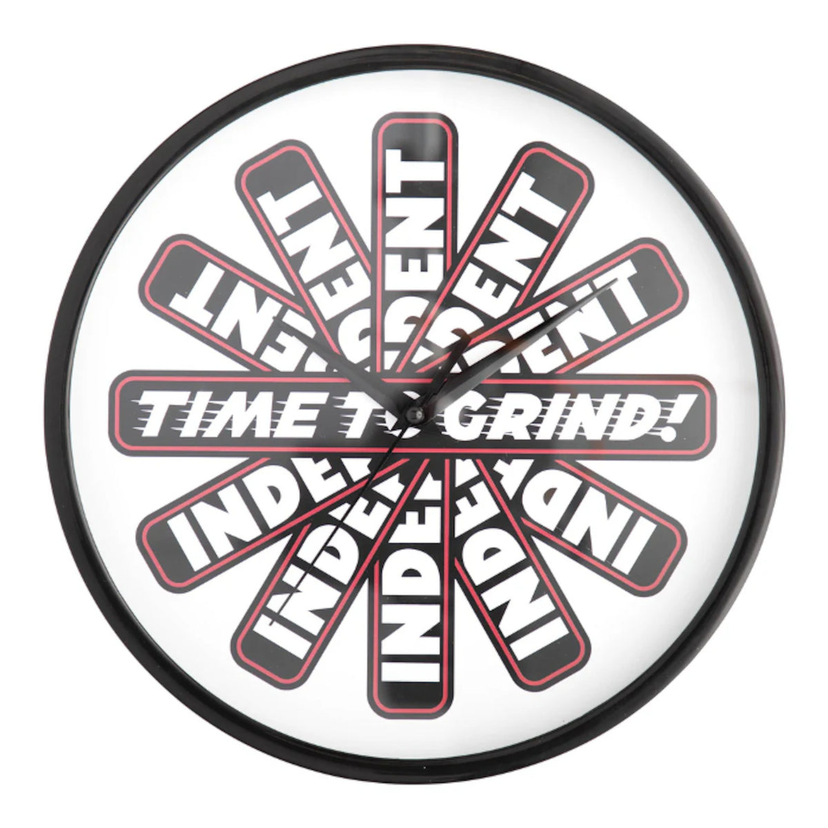 Time To Grind Wallclock Independent Misc. in black – TITUS