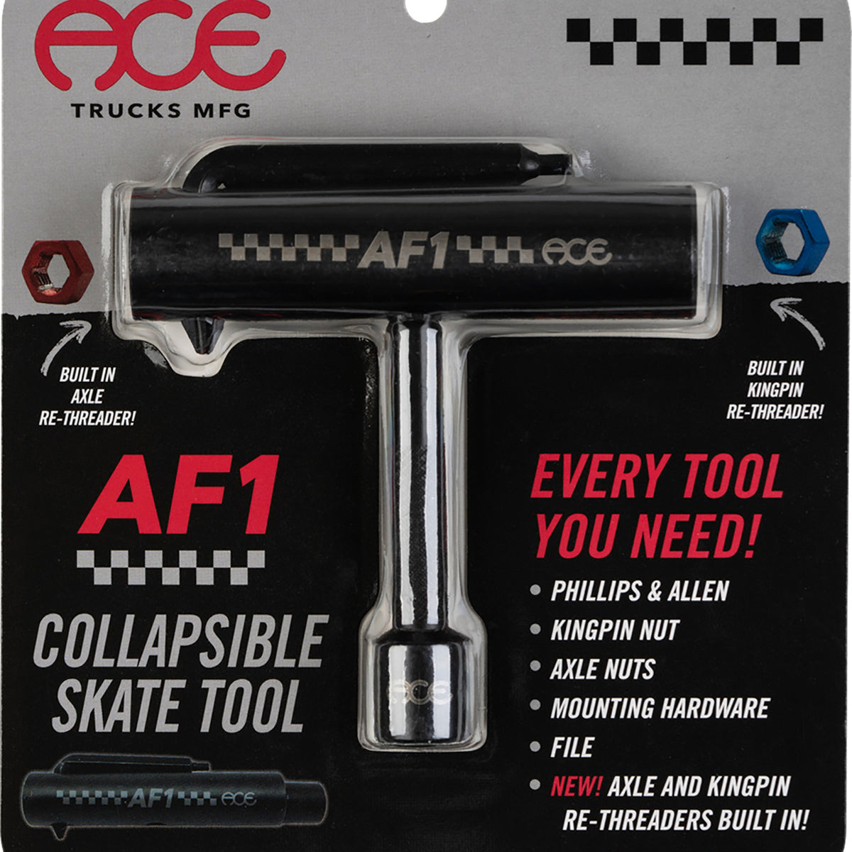 AF1 Skate Tool Ace Skatetool in black – TITUS