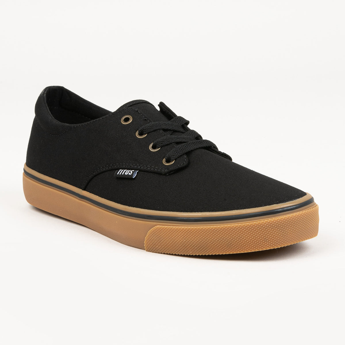 Clubman TITUS Mens Shoes in black-gum for men