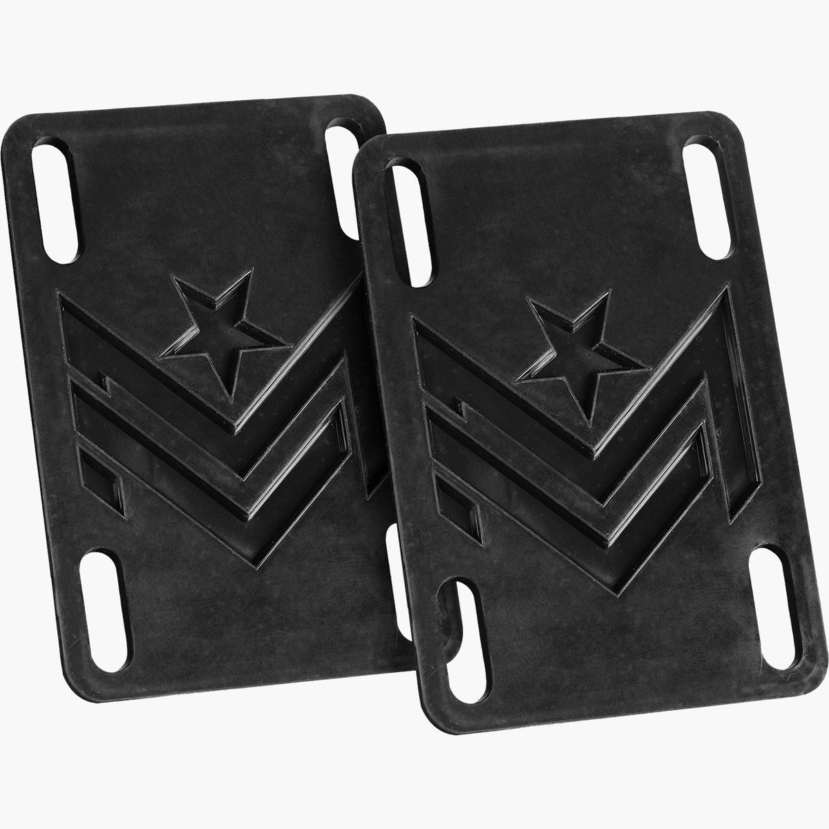 1/8"-Shock Universal Mini-Logo Riser-/Shockpad in black – TITUS