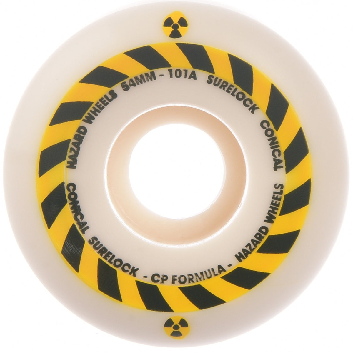 Hazard Sign Conical Surelock 101A Hazard Wheels Wheel in white for c ...